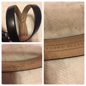 Perry Ellis | Accessories | Perry Ellis Genuine Leather Belt Gold ...